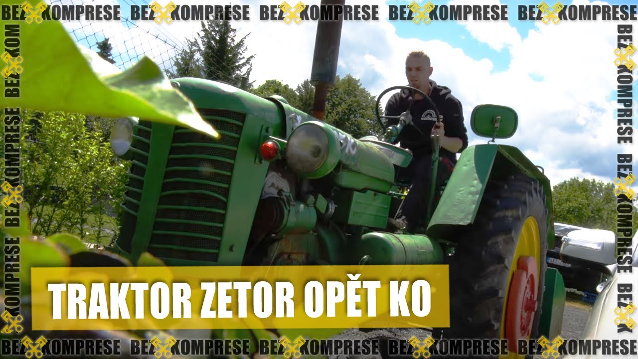 TRAKTOR ZETOR Opět KO | Renault a totální nehoda | Miš Maš vlog_90 # ...