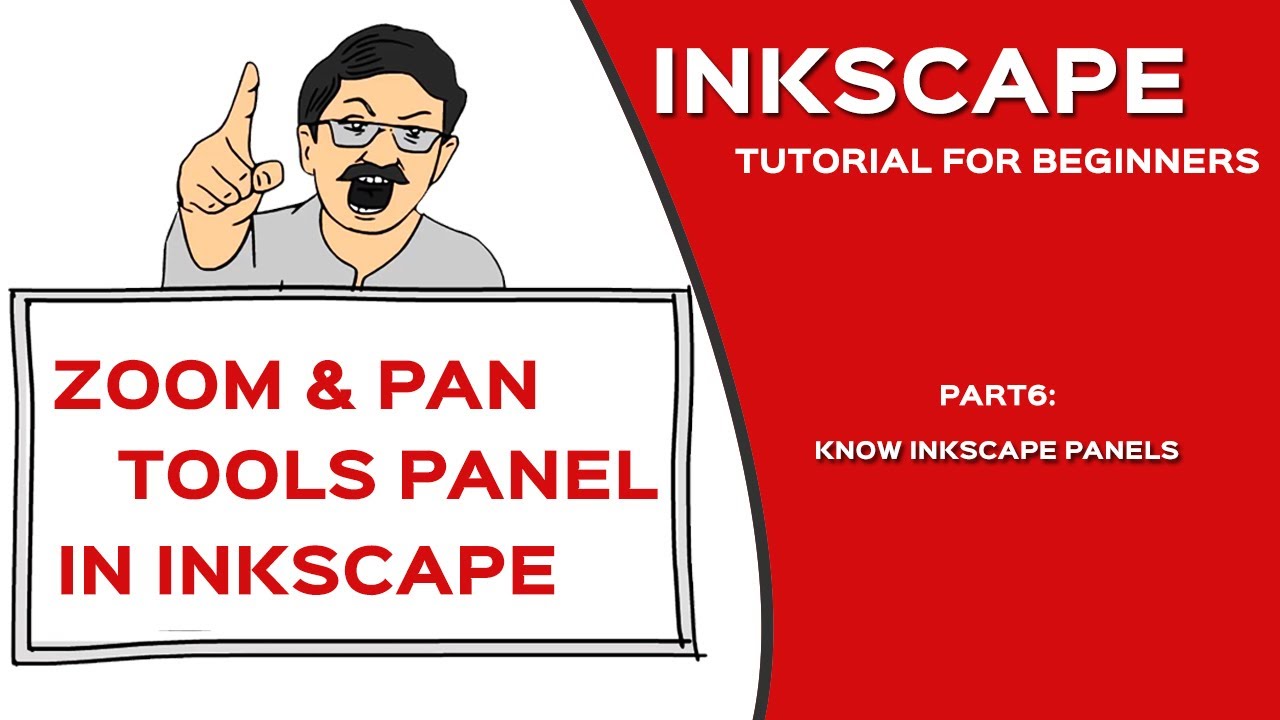 Zoom, pan and tools panel- Inkscape Tutorial for Beginners - YouTube