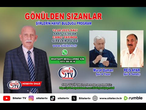 Şair Hüseyin Ünlü İle Gönülden Sızanlar Murat Duman Reis Ayar 7 Bölüm-Fragman - Siteler TV
