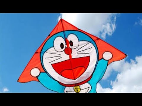 How To Make A CUTE DORAEMON KITE - YouTube