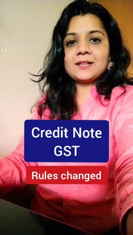Credit note rules changed in GST - YouTube