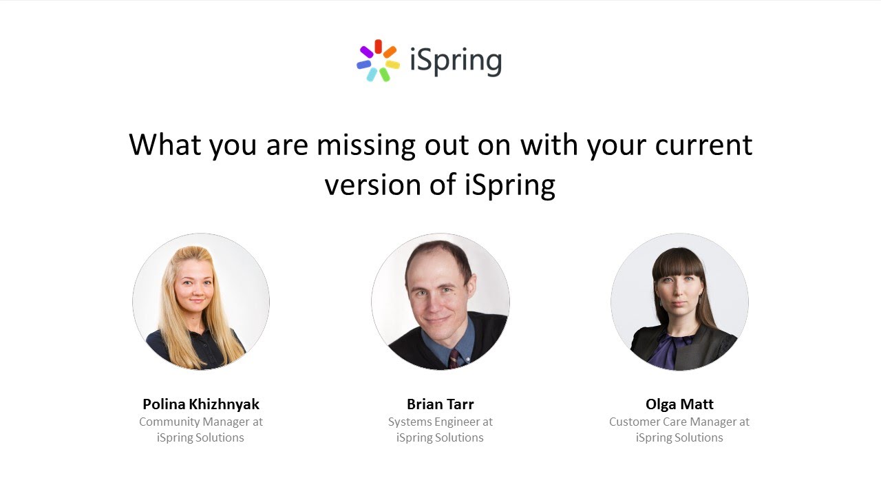 What you are missing out on with your current version of iSpring - YouTube