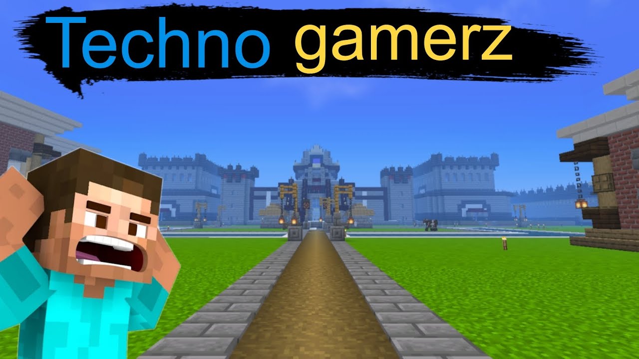 Finally I made techno gamerz castle in minecraft ️ ️ - YouTube
