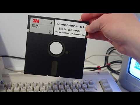 Commodore 64 Web server - C64 - Contiki webserver - YouTube