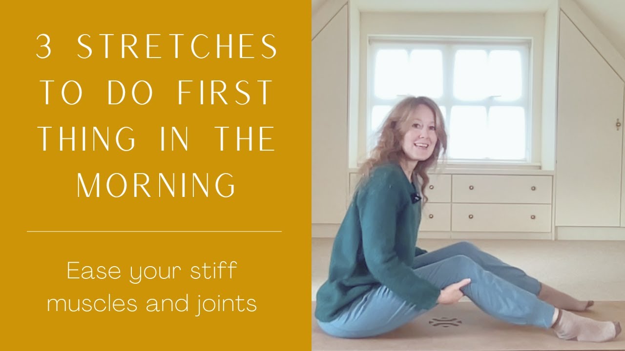 3 simple stretches to do first thing in the morning - YouTube