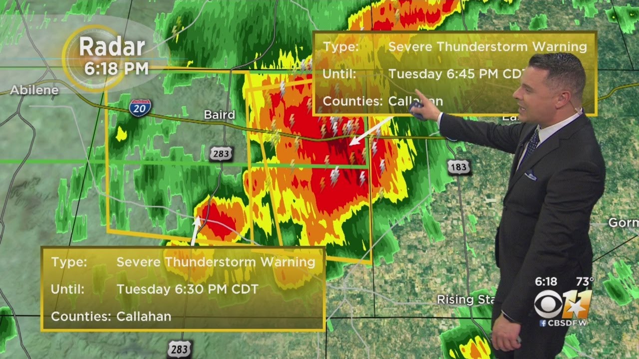 Storms Arriving In North Texas - YouTube