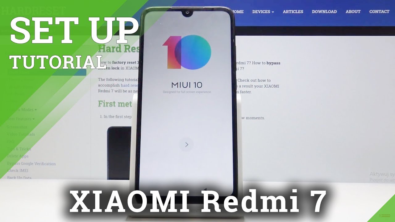 How to Set Up XIAOMI Redmi 7 – Configure & Activate - YouTube