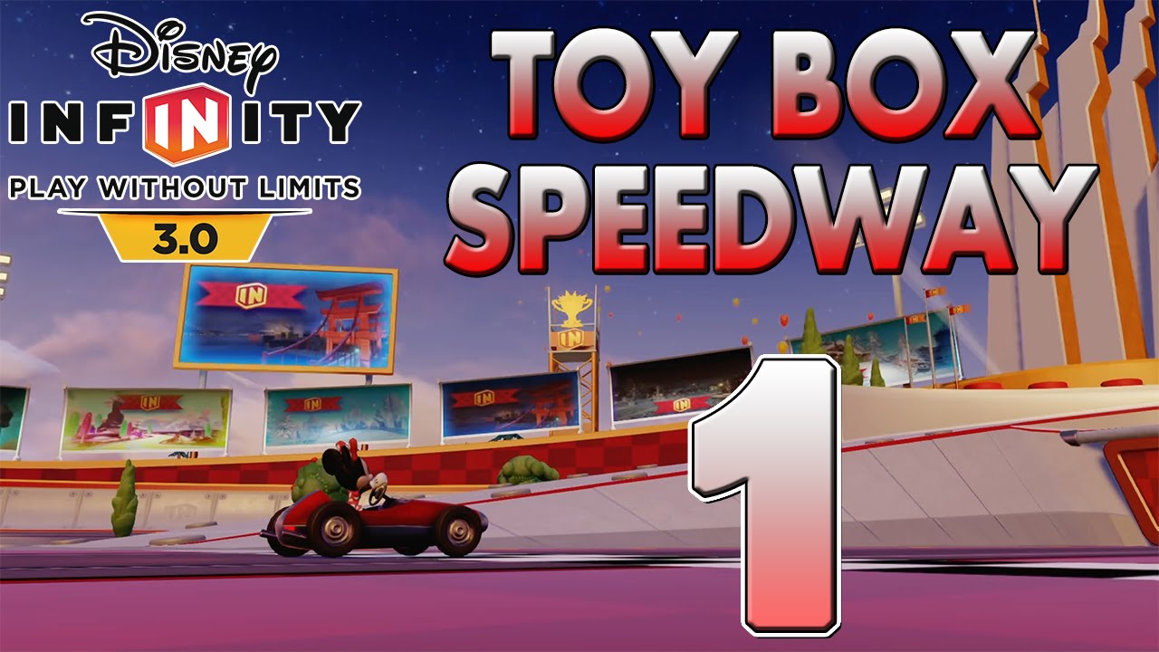 DISNEY INFINITY 3.0 - Toy Box Speedway #01 Minnie Maus [Facecam] Let´s ...