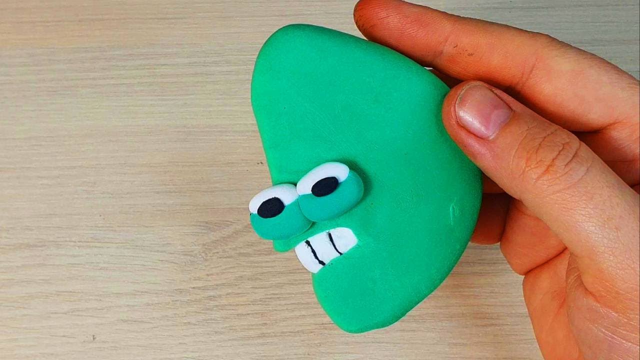 D Alphabet lore Clay DIY Cool Craft ABCD - YouTube