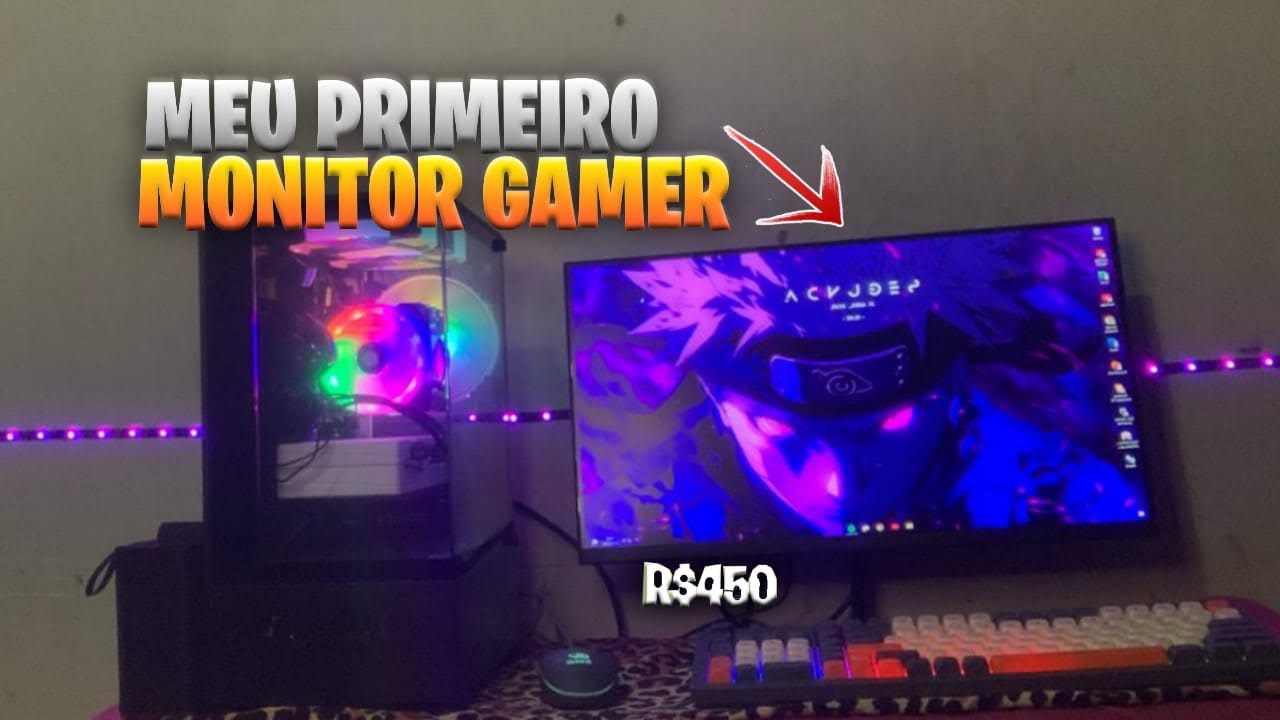 Meu primeiro monitor gamer de 100hz (CUSTO BENEFÍCIO) - YouTube