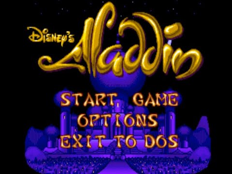 (DOS게임) 알라딘 : Aladdin 클리어 영상 - YouTube