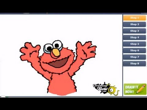 How to Draw Elmo - YouTube