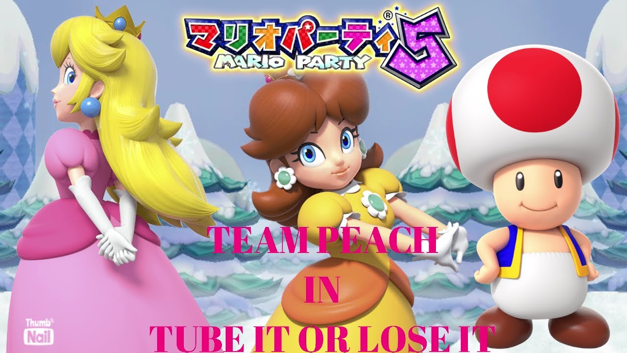Mario Party 5 - Team Peach in Tube It or Lose It - YouTube