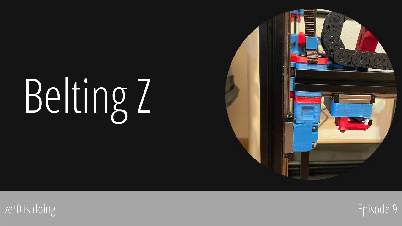 Building Voron v2.4 - Belting Z [Ep9] - YouTube