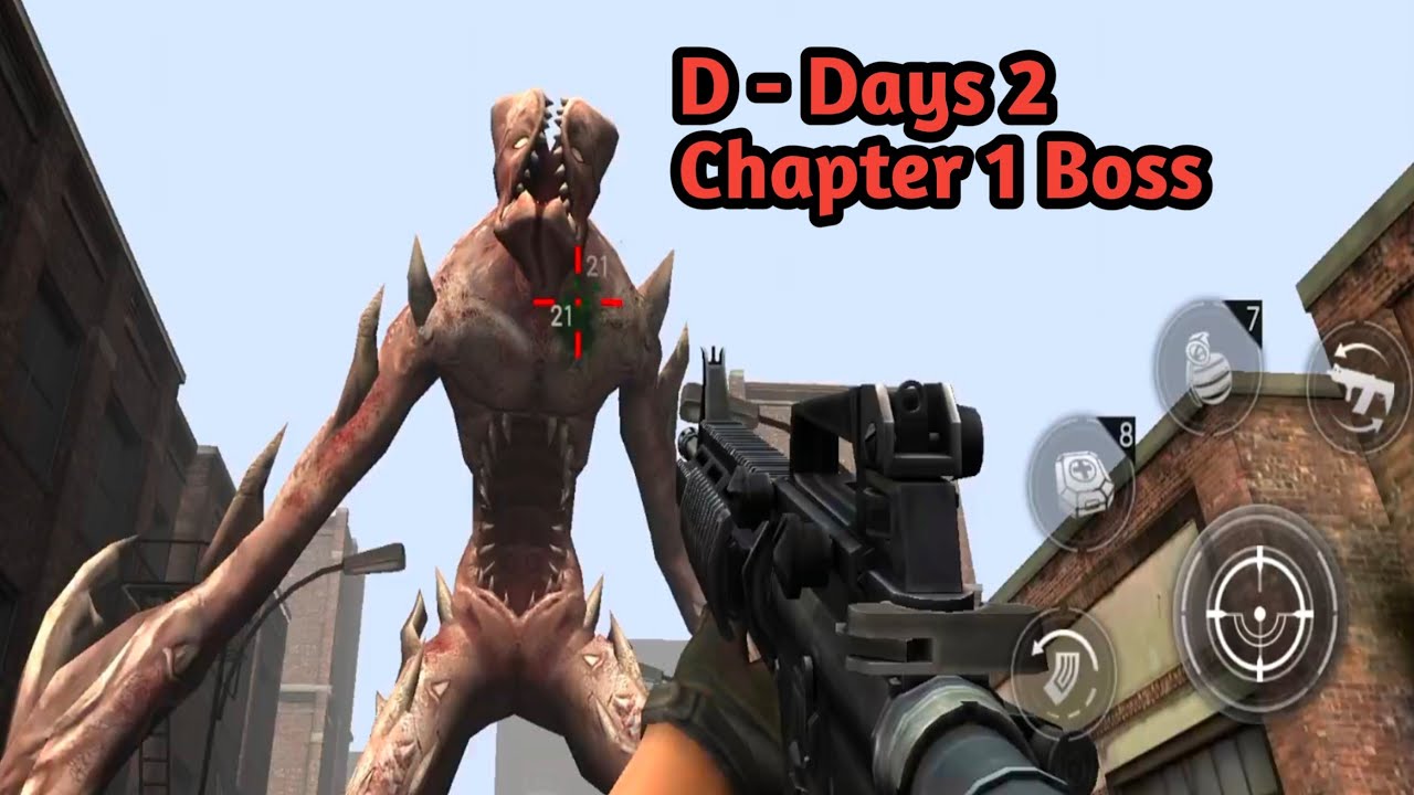 Zombie Shooting D -Days 2 Chapter 1 Boss Fight Android Gameplay - YouTube