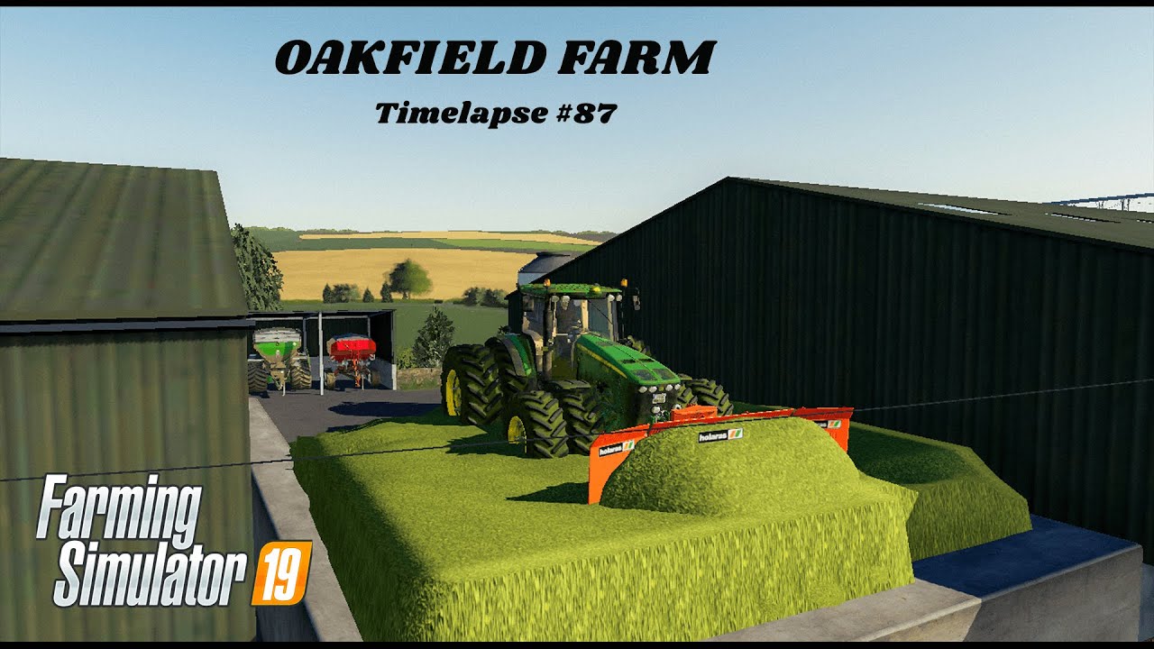 Making over 1milion chaff for silage Part 2, chopping chaff | Oakfield ...
