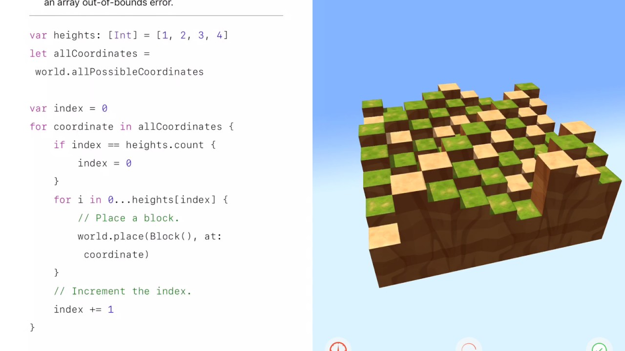 Generate a Landscape - Swift Playgrounds - YouTube