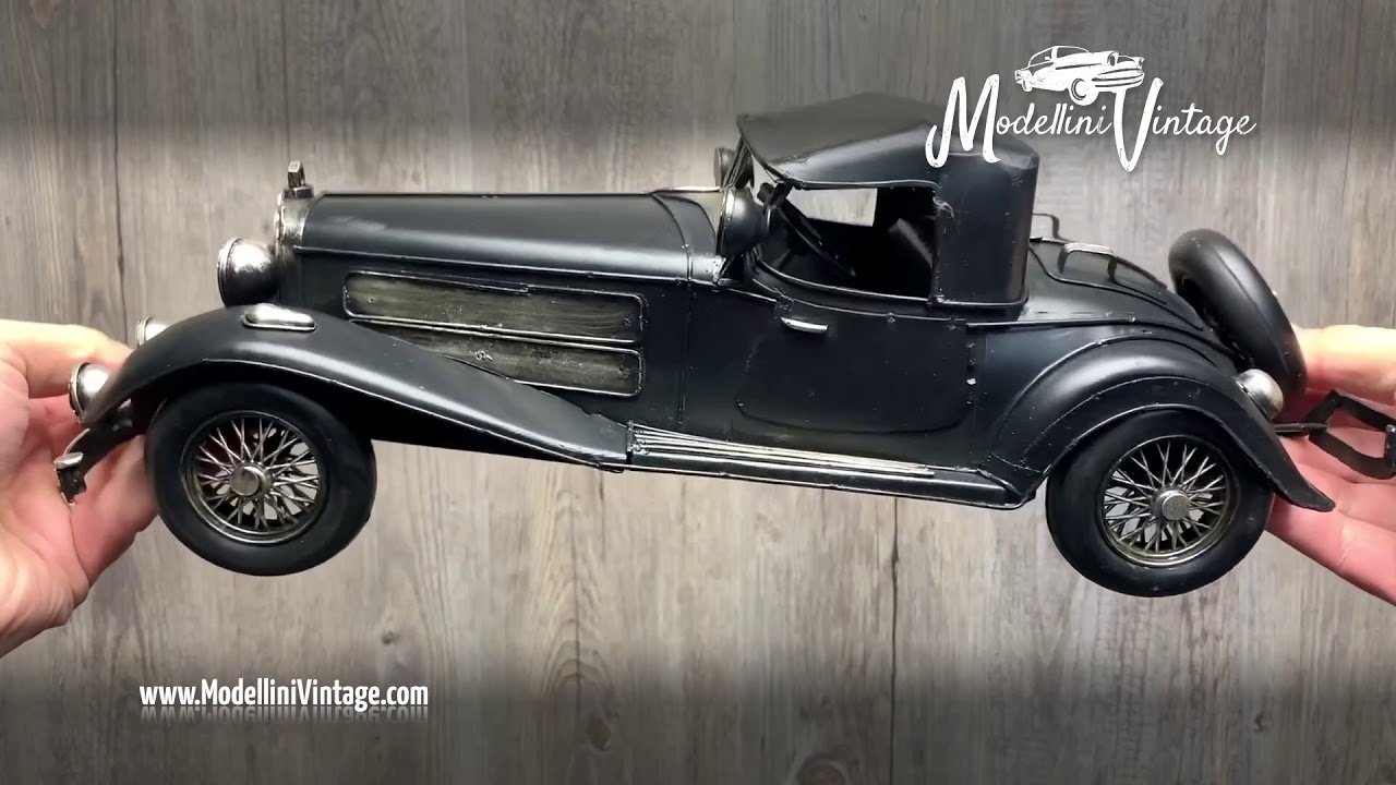 Modellino Vintage Auto d'epoca Americana anni 30 - YouTube