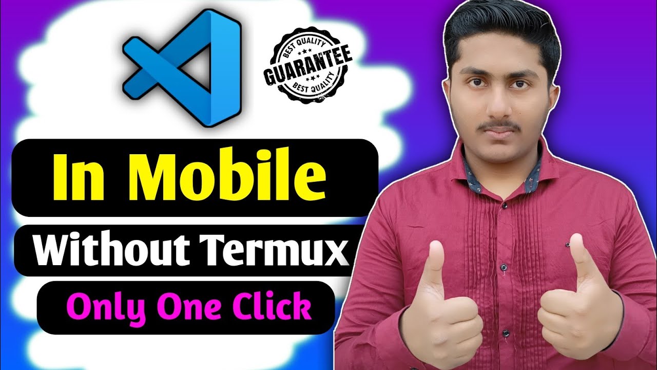 VS Code Editor In Mobile Without Termux Only One Click Download ...