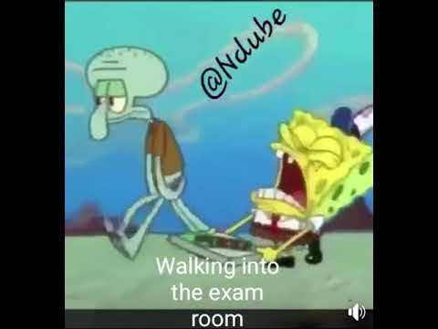 Spongebob praying for exams - YouTube