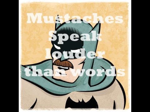 Comics Are Awesome - Contest Entry for Comic Book Mustache - YouTube