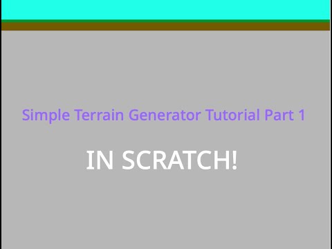 Scratch Simple Terrain Generator Tutorial Part 1 - YouTube