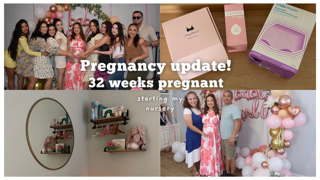 Pregnancy update! Baby shower/nursery details. - YouTube