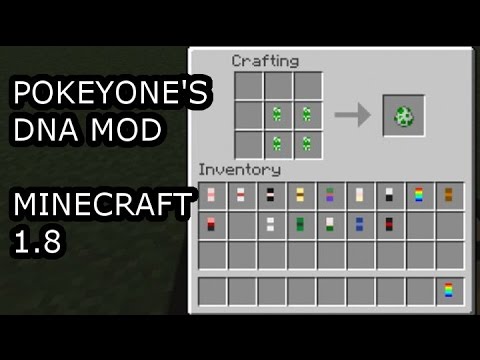DNA Mob Eggs! PokeyOne's DNA mod for Minecraft 1.8 - YouTube