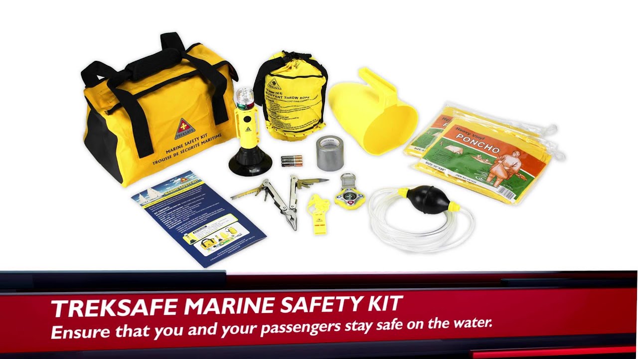 Treksafe Marine Safety Kit - YouTube