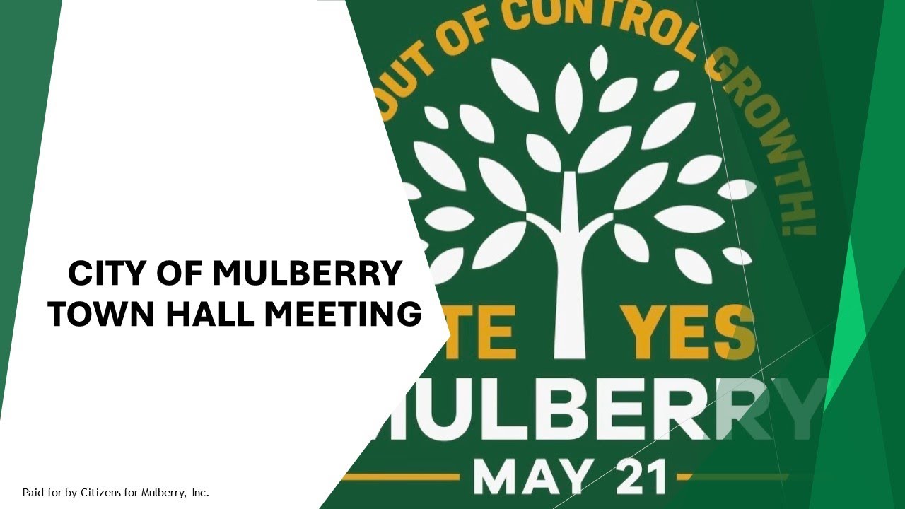 City of Mulberry, Georgia Town Hall (April 22, 2024) - YouTube