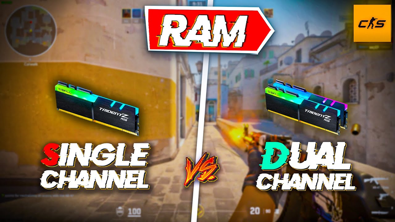 Counter Strike 2 : Ram Single Channel vs Dual Channel | FPS TEST - YouTube