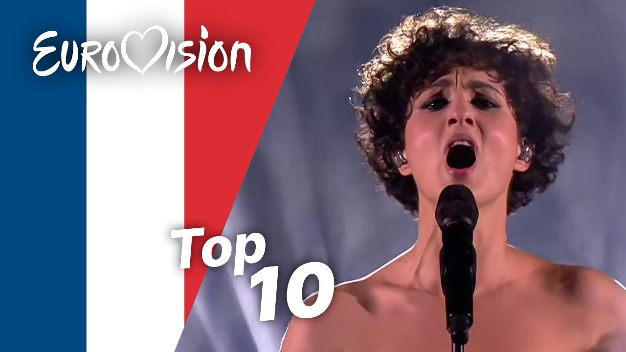 Top 10 ESC Songs Ever: France | Best French Eurovision Songs - YouTube
