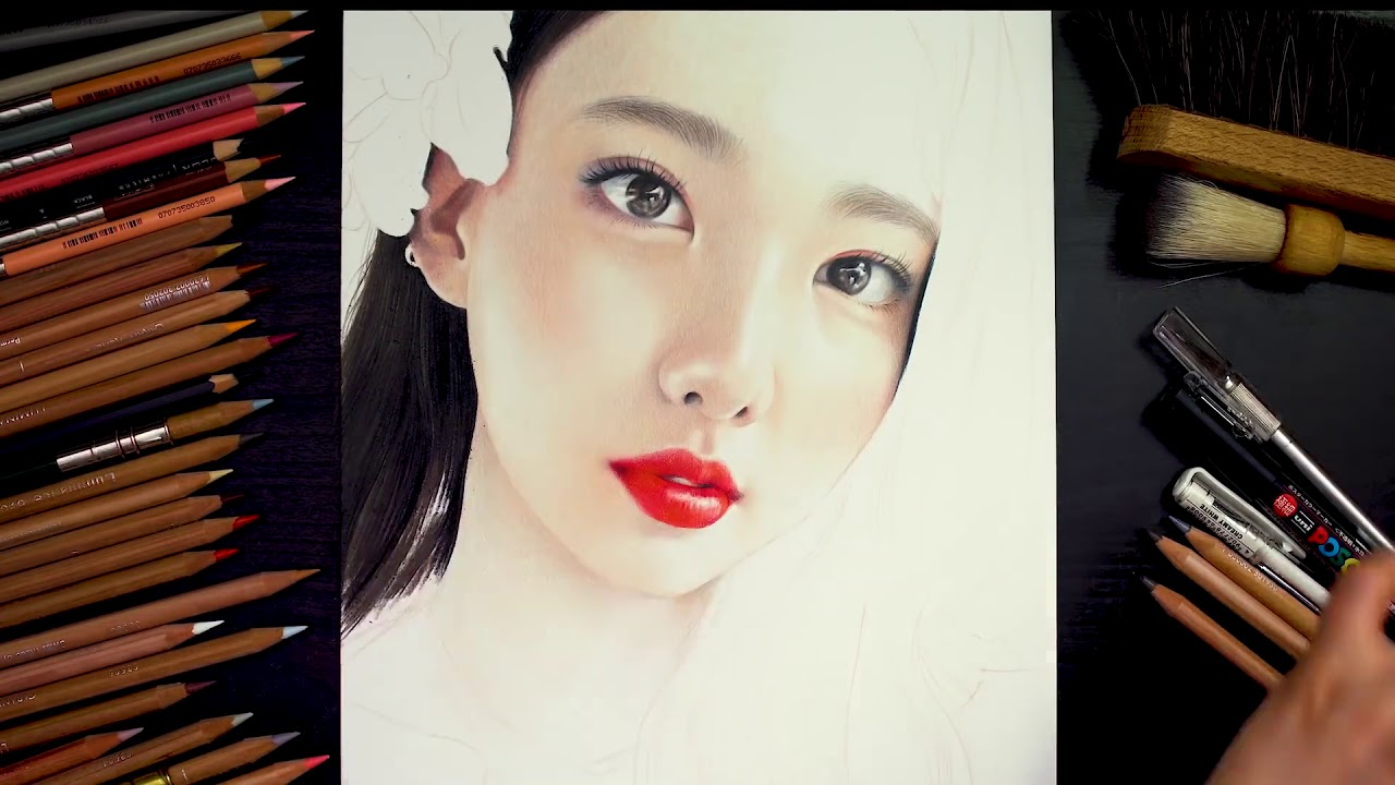 Drawing Twice Nayeon Drawing Hands - YouTube