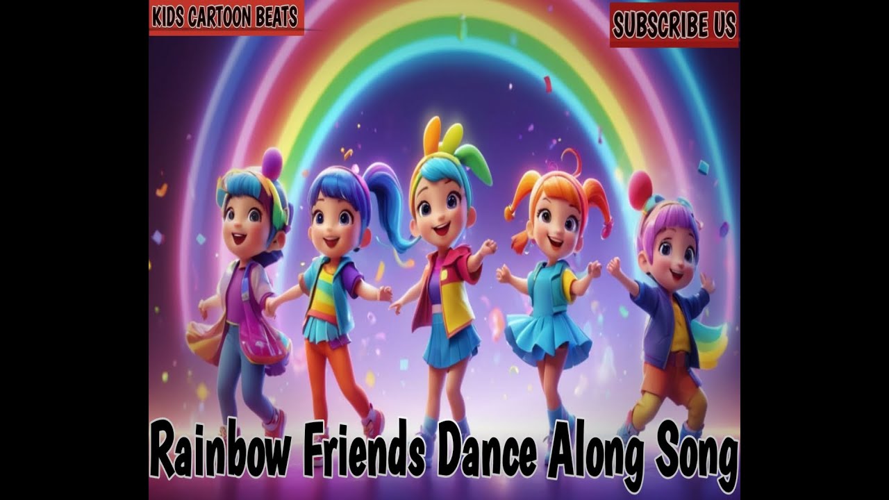 Rainbow Friends Dance Along! | Fun Kids Dance Party with Blue, Green ...