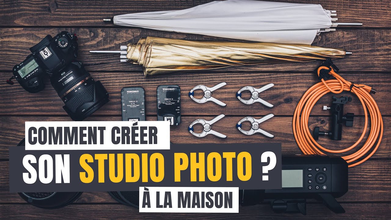 Comment créer son studio photo à la maison - YouTube