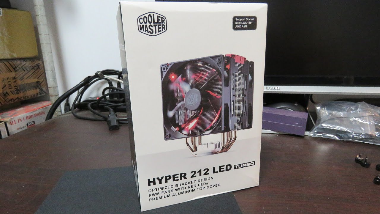 [Laiwinxen]Coolermaster Hyper 212 LED 簡單開箱 - YouTube