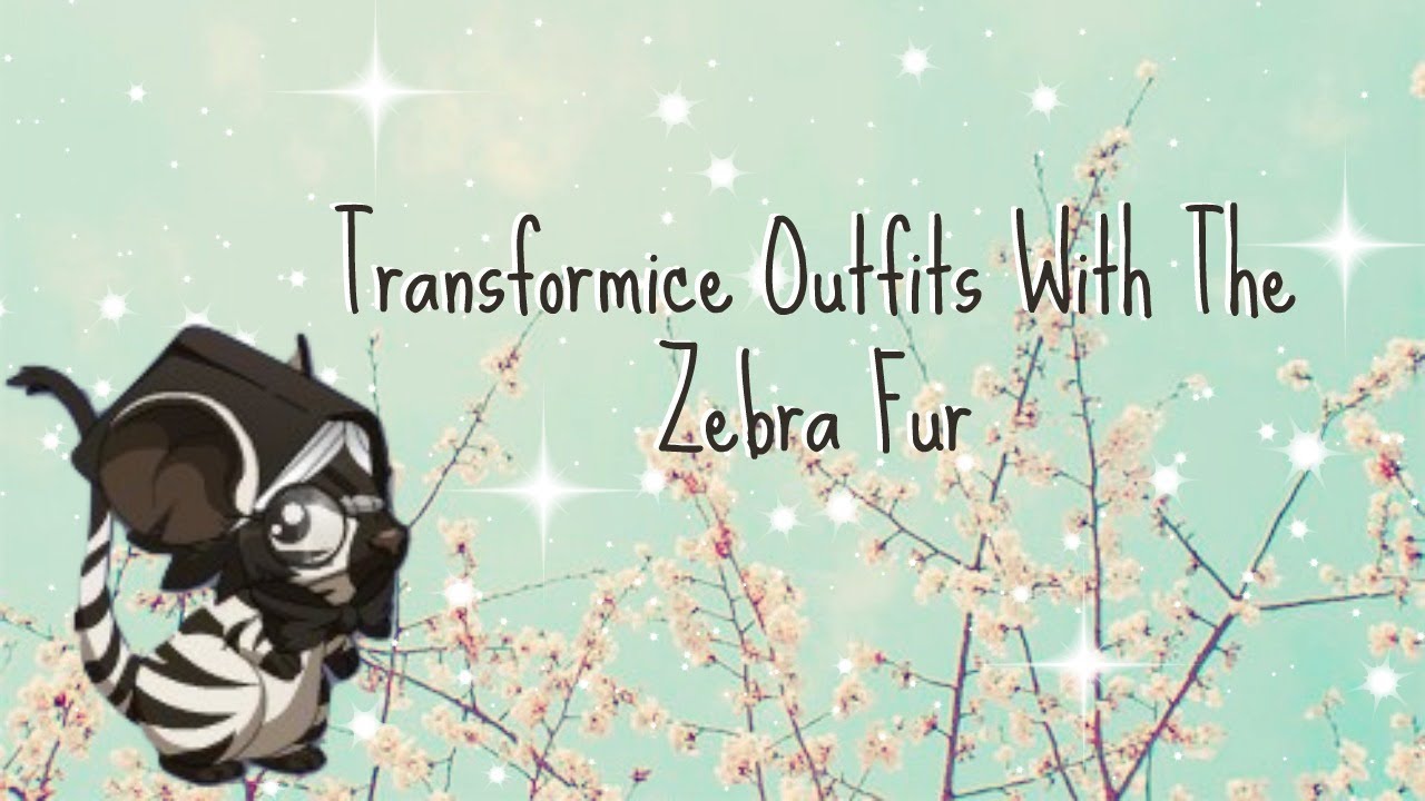 Transformice Outfits With The Zebra Fur - YouTube