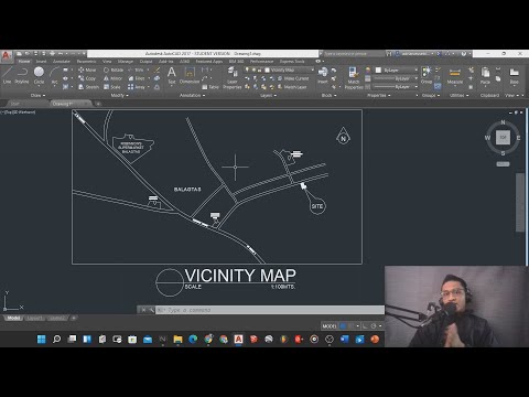 CAD Exercise - Creating Vicinity Map (Taglish)