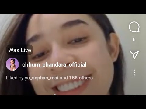 chhum chandara and ya sophan mai live on her IG - YouTube