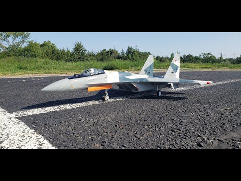 Freewing SU-35 Twin 70mm T.V. - Three Flights - YouTube