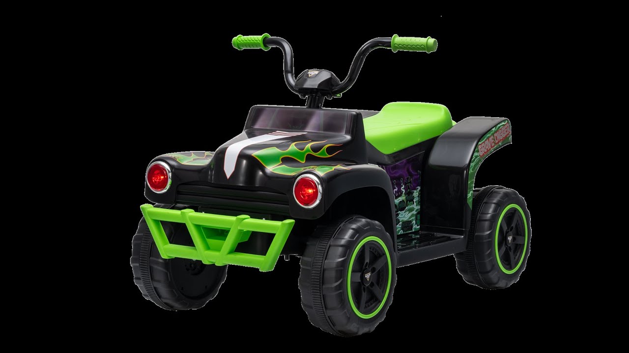 Sakar Grave Digger 12V ATV Ride ON Assemble Video - YouTube
