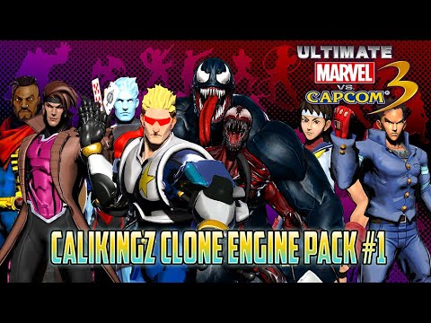 Ultimate Marvel vs Capcom 3 Mods: Clone Engine Pack - YouTube