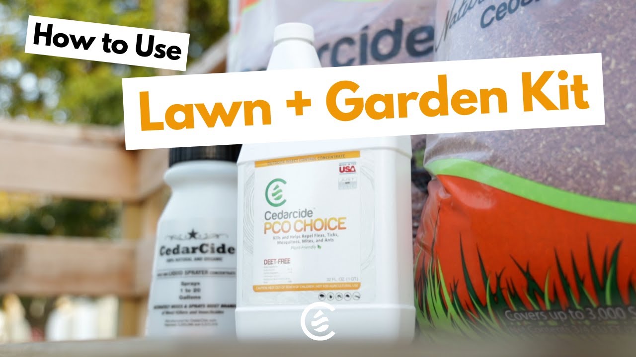 How to Use Lawn + Garden Kit | Cedarcide - YouTube