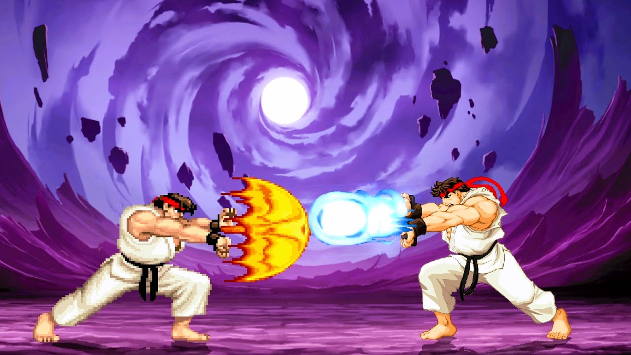 Ryu VS Ultimate Ryu || Battle OF The Hadoken || Super Street Fighter ...