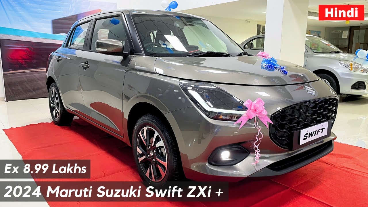 New 2024 Maruti Suzuki Swift ZXi Plus Top Model Detailed Review | Magma Grey Colour - YouTube