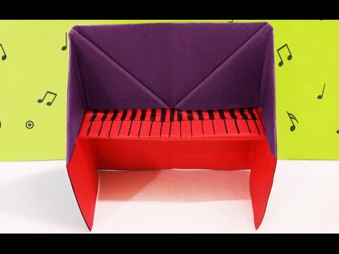 DIY Crafts : How to Make Origami Piano | DIY Project Idea | Easy Kids ...