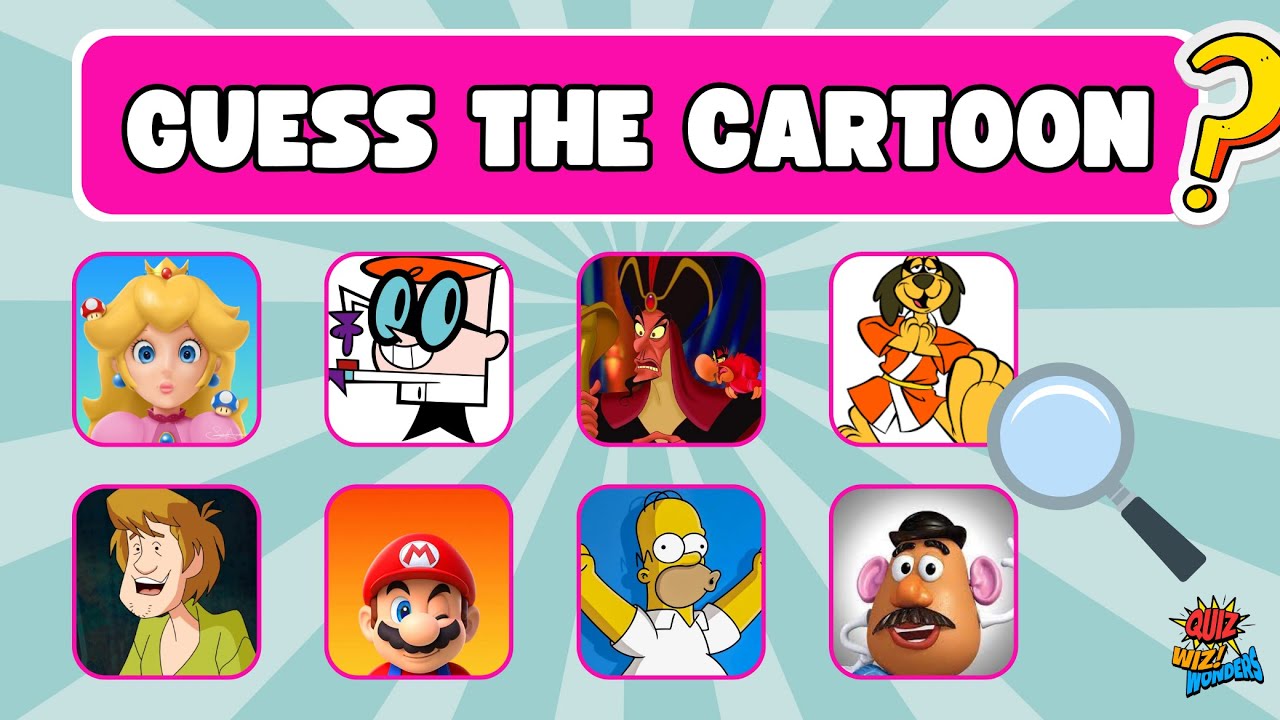 🌟 Guess the Cartoon Characters Name Challenge | Part 2 - Test Your ...