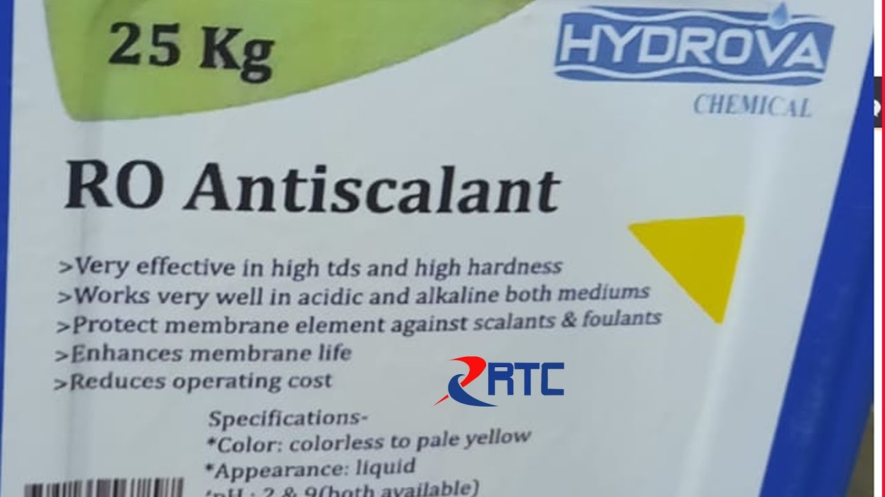 RO ANTISCALANT CHEMICAL - YouTube