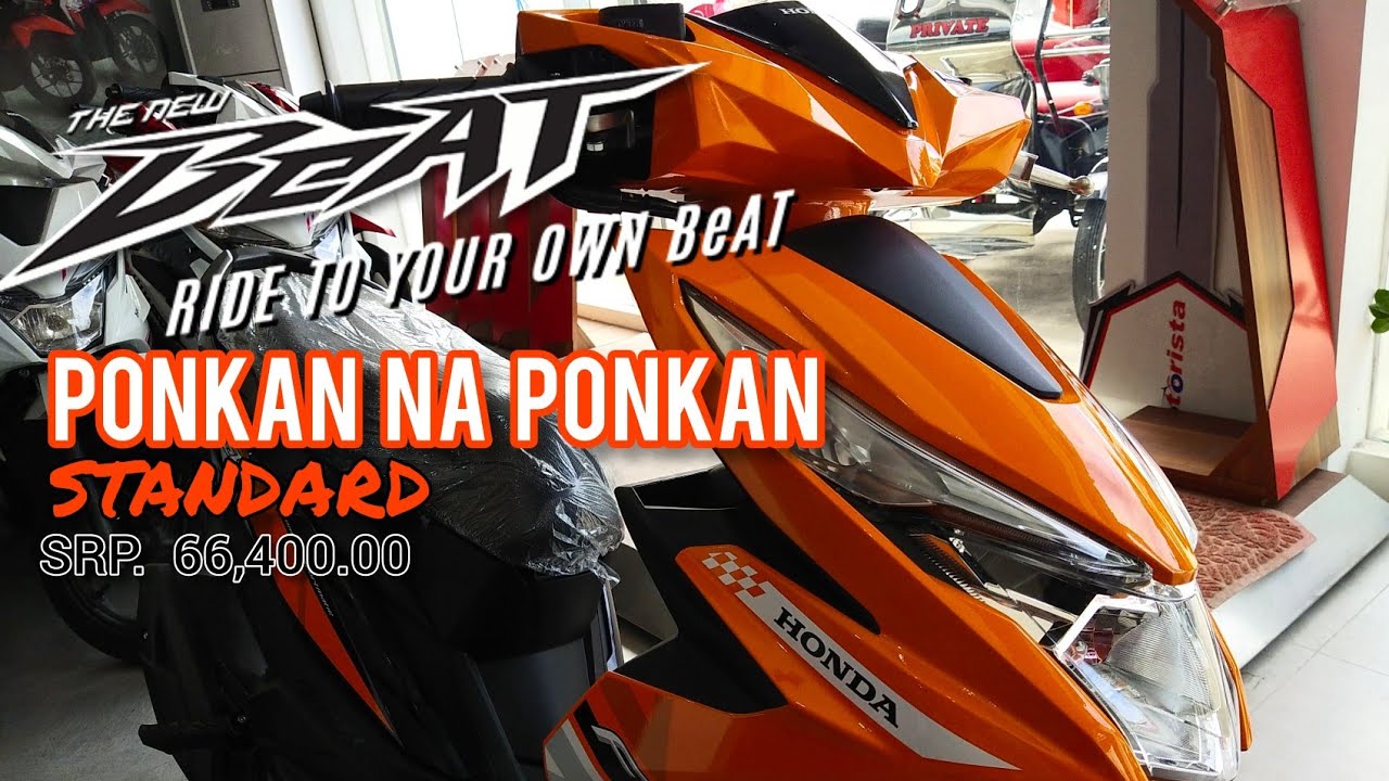 Honda Beat 110 FI Standard | Vibrant Orange | Srp. 66,400 - YouTube