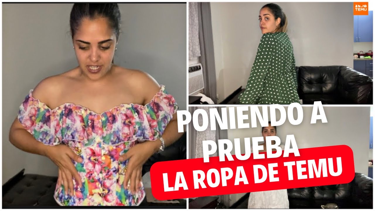 Probando la ropa de temu por primera vez - YouTube
